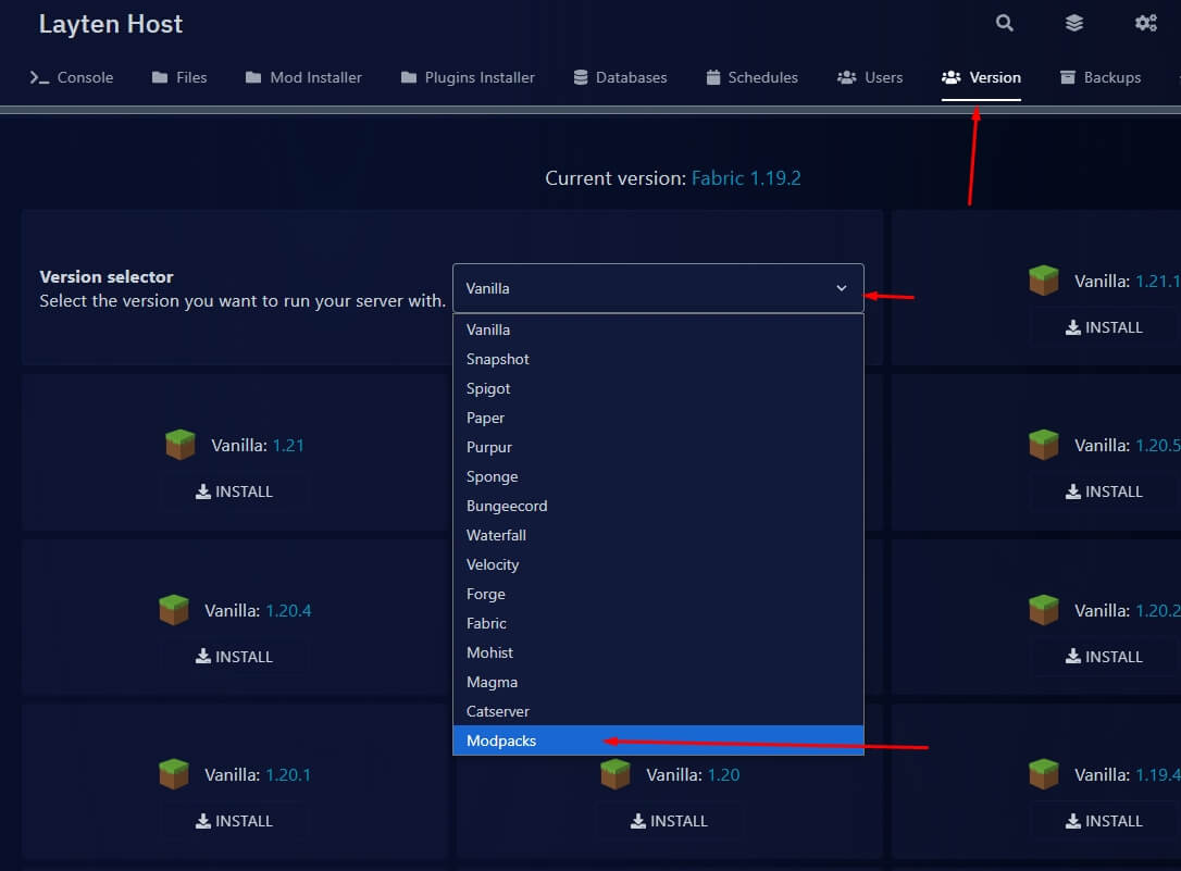 How to install a mod Pack on my Server - Layten Hosting Minecraft | Java Bedrock Forge Mods ...