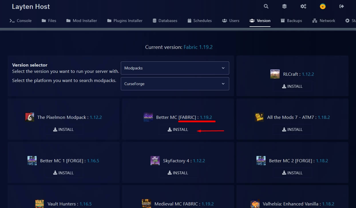 How to install a mod Pack on my Server - Layten Hosting Minecraft | Java Bedrock Forge Mods ...