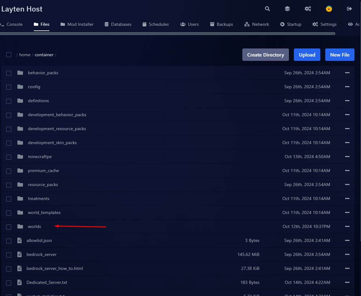 How to upload maps to Bedrock Server - Layten Hosting Minecraft | Java Bedrock Forge Mods Pocket ...