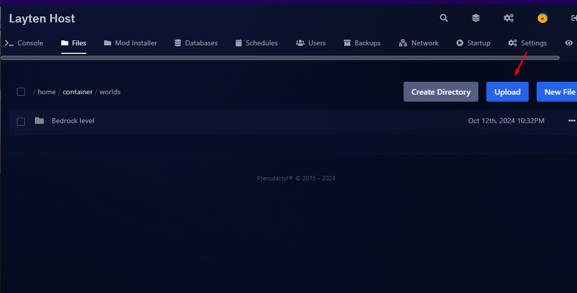 How to upload maps to Bedrock Server - Layten Hosting Minecraft | Java Bedrock Forge Mods Pocket ...